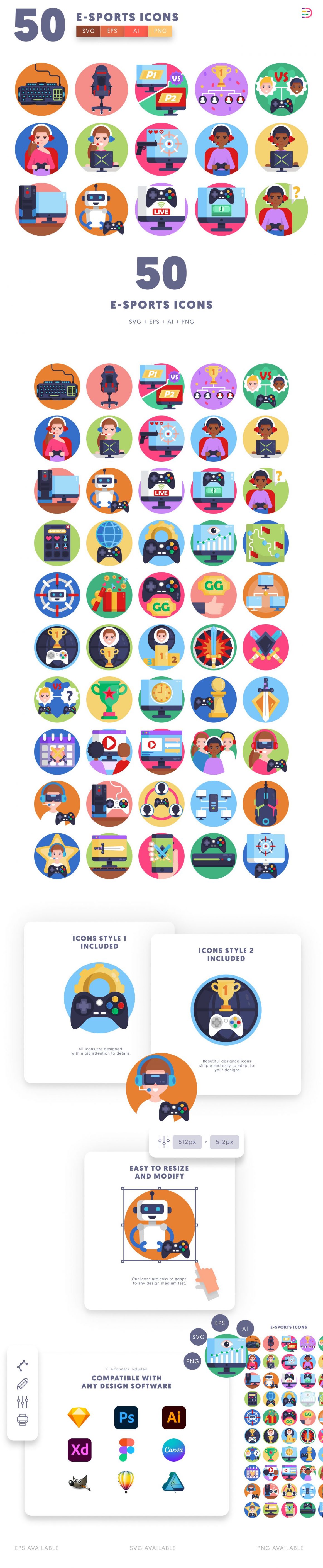 50 E-Sports Icons - Dighital Icons | Premium Icon Sets For All Your ...