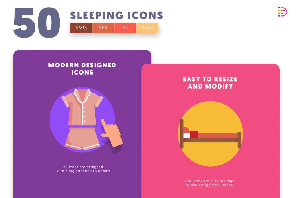 50 Sleeping Icons - Download the Perfect Symbol for Your Designs