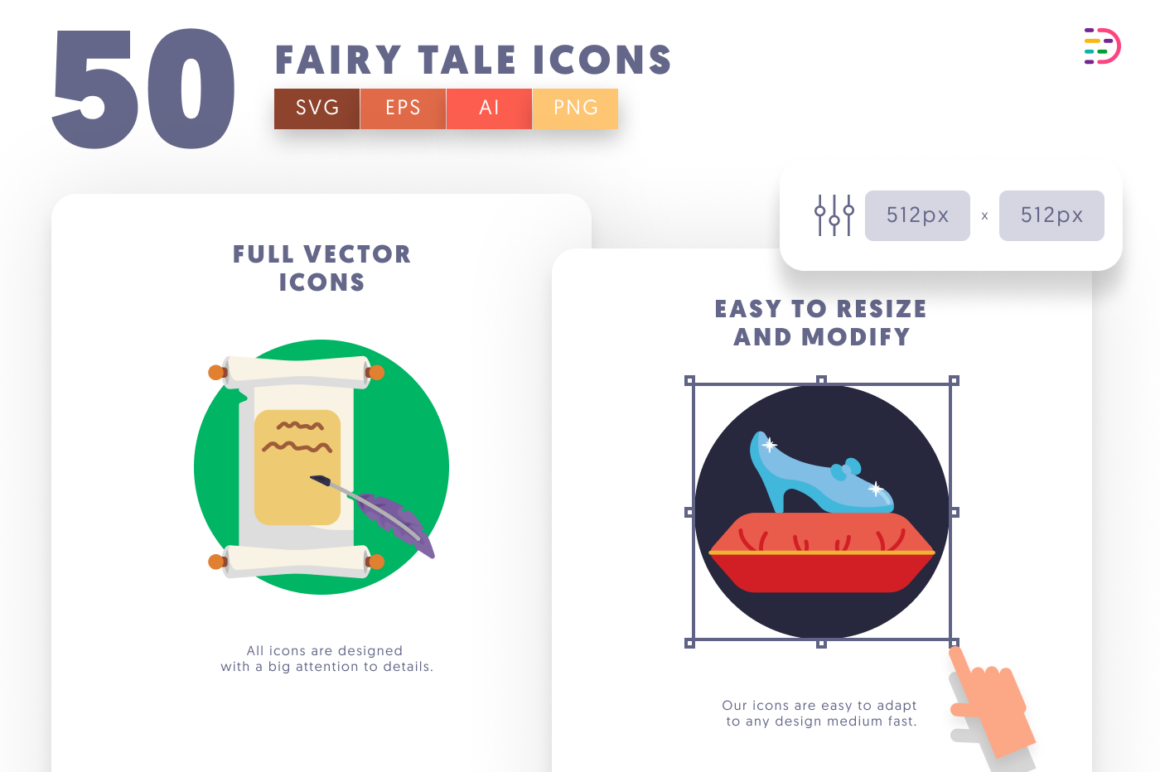 50 Fairy Tale Icons for Stunning Designs | Get Them Today!