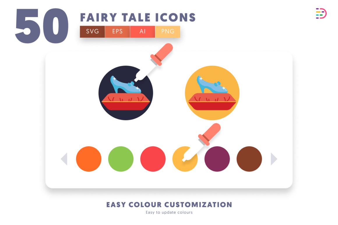 50 Fairy Tale Icons for Stunning Designs | Get Them Today!