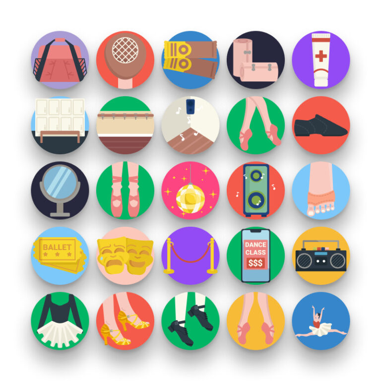 Dance Styles Icons - Dighital Icons | Premium Icon Sets For All Your ...